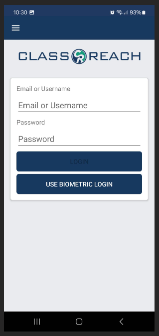 ClassReach Mobile App